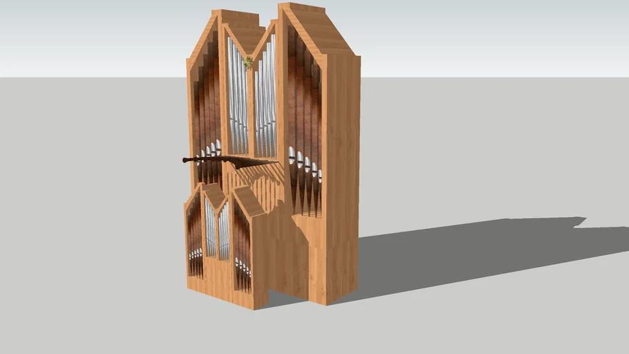 Contemporary Mechanical Action Pipe Organ Version II | 3D Warehouse