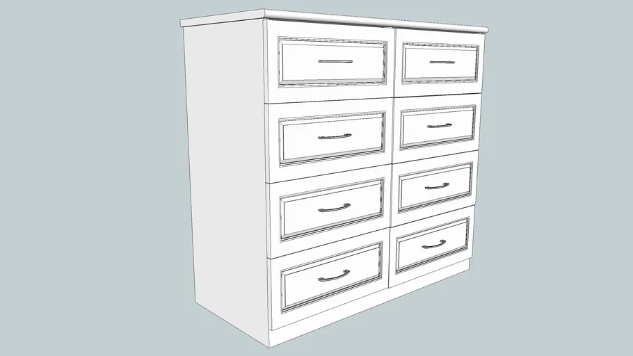 Drawer chest | 3D Warehouse