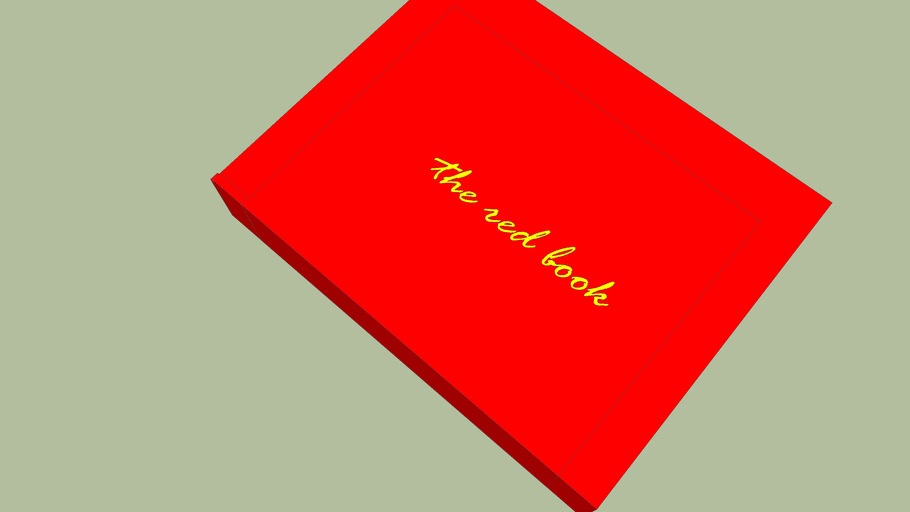 red book | 3D Warehouse