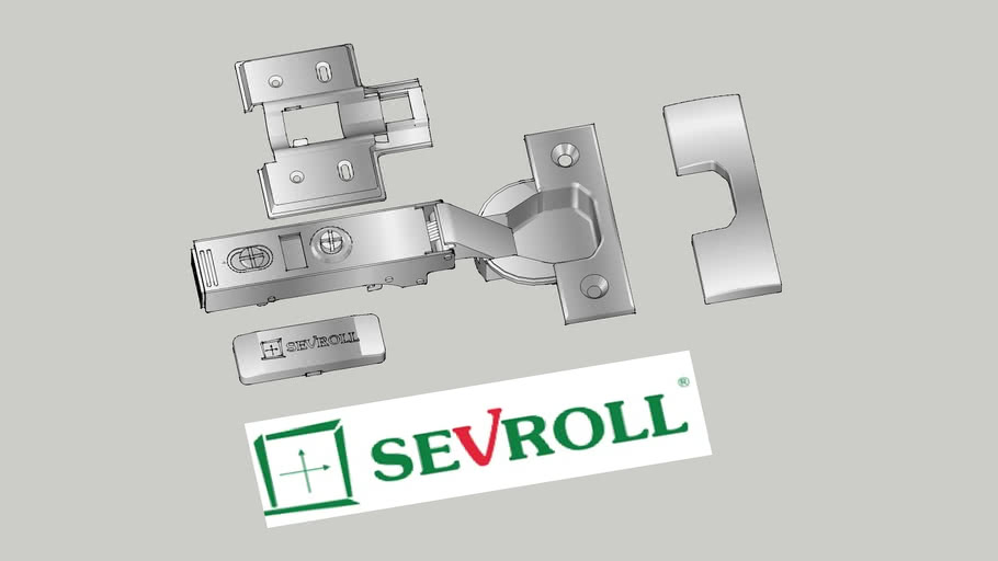 Furniture hinge 105 degrees - Sevrol | 3D Warehouse