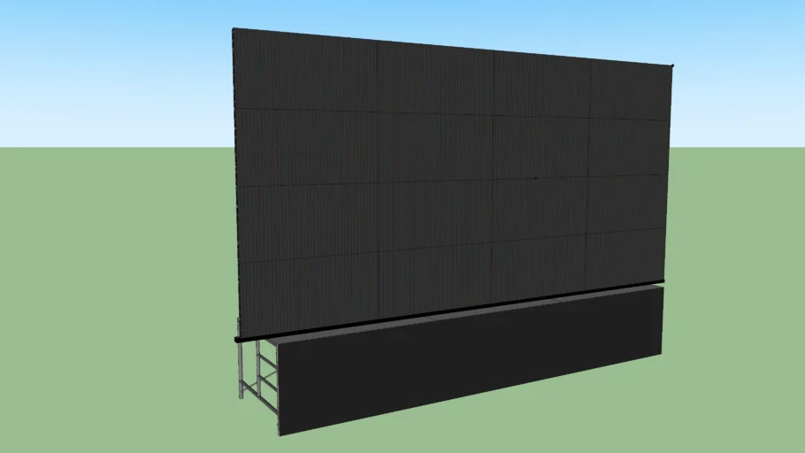 LED SCREEN 20FT X 10FT | 3D Warehouse
