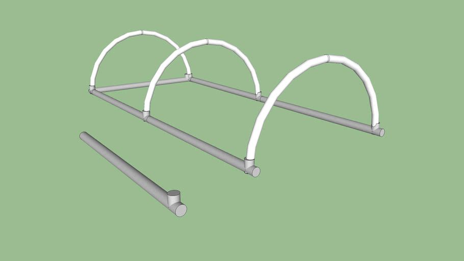 garden row hoop covers | 3D Warehouse