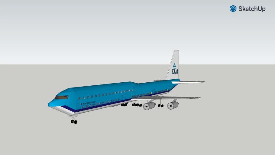 KLM Boeing 747-200 | 3D Warehouse