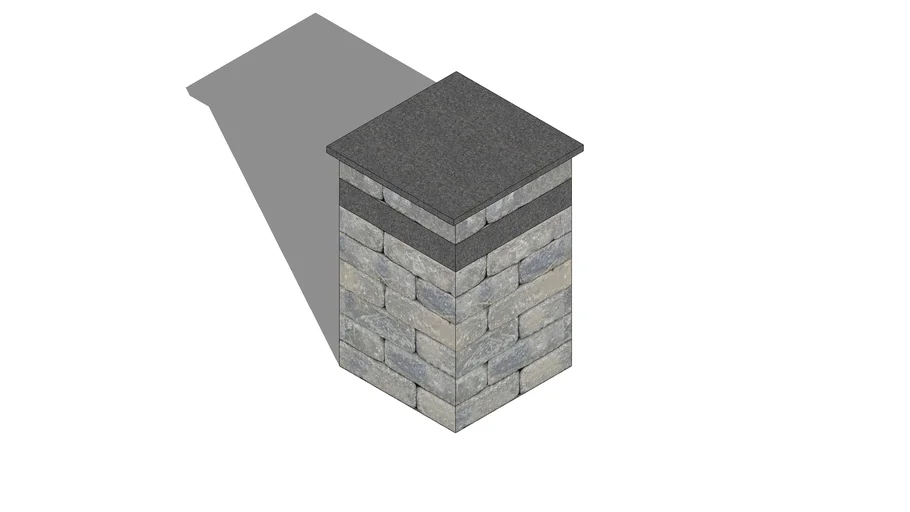 Barkman Quarry Stone Pillar | 3D Warehouse