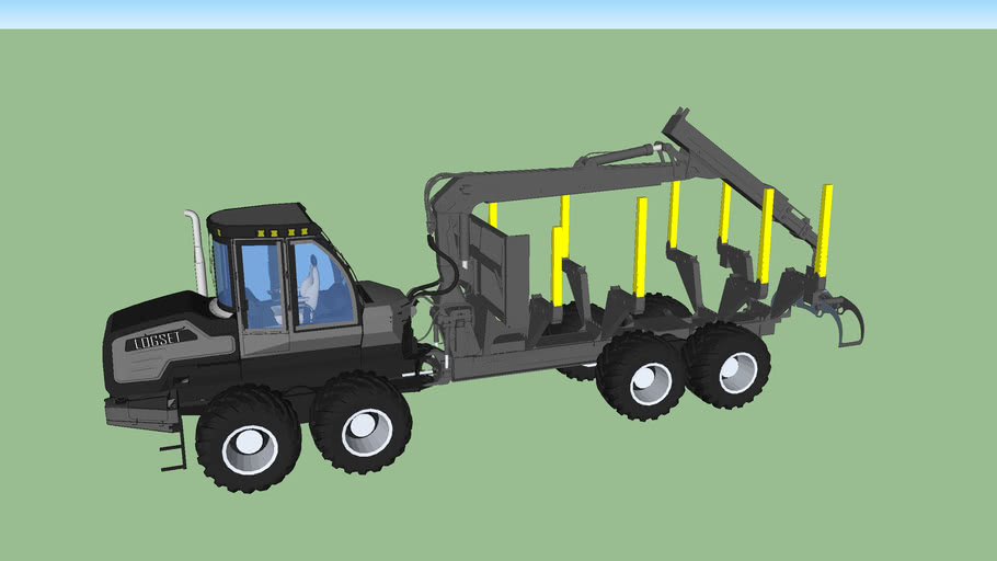 Forwarder logset | 3D Warehouse