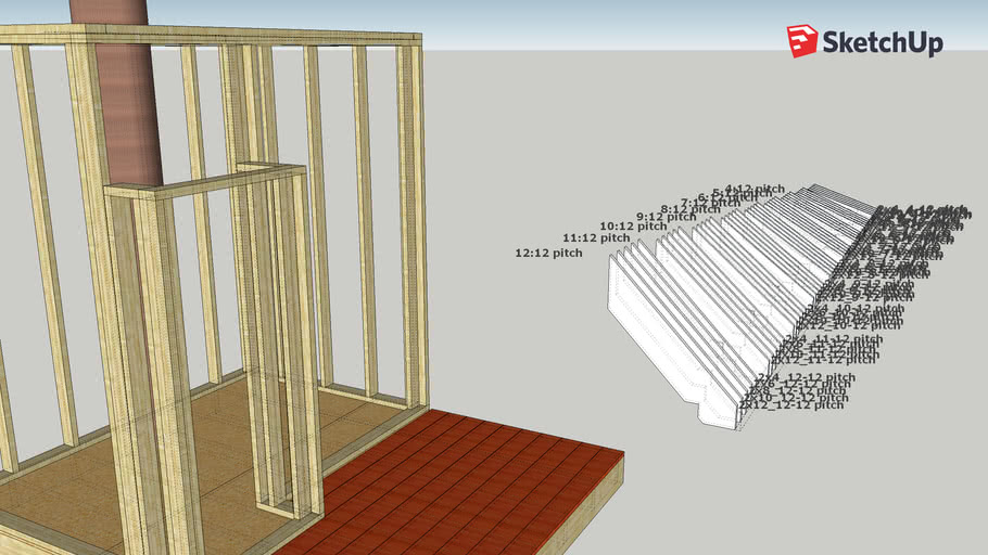 treehouse framing plan | 3D Warehouse