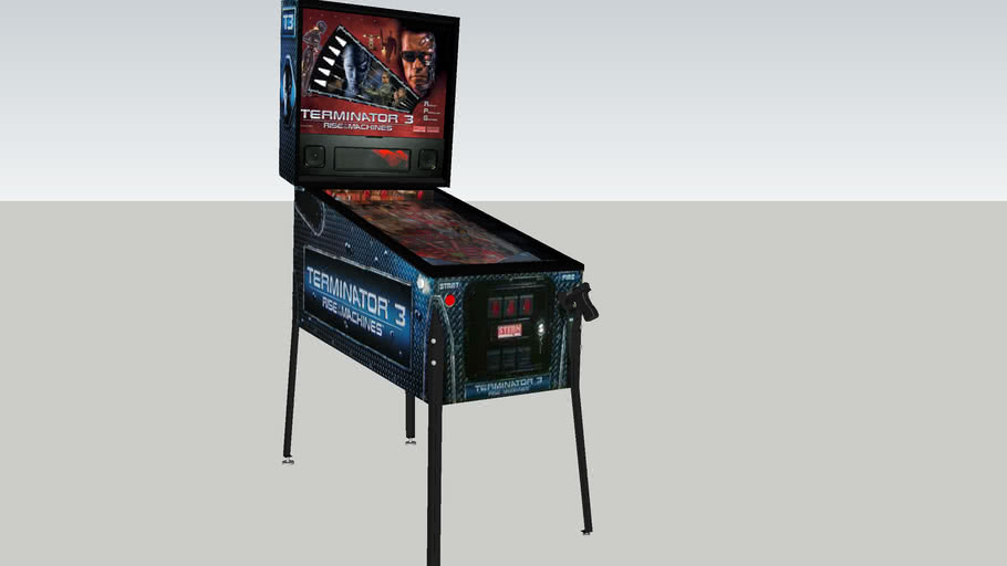 Terminator 3 pinball game | 3D Warehouse