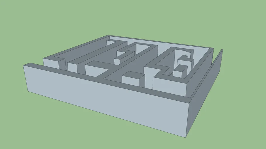 Maze | 3D Warehouse