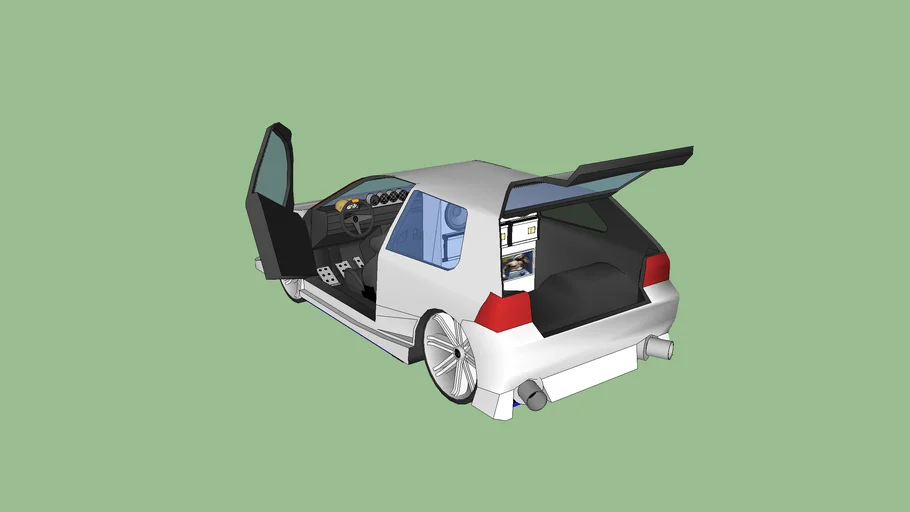 tuned google hatch back | 3D Warehouse