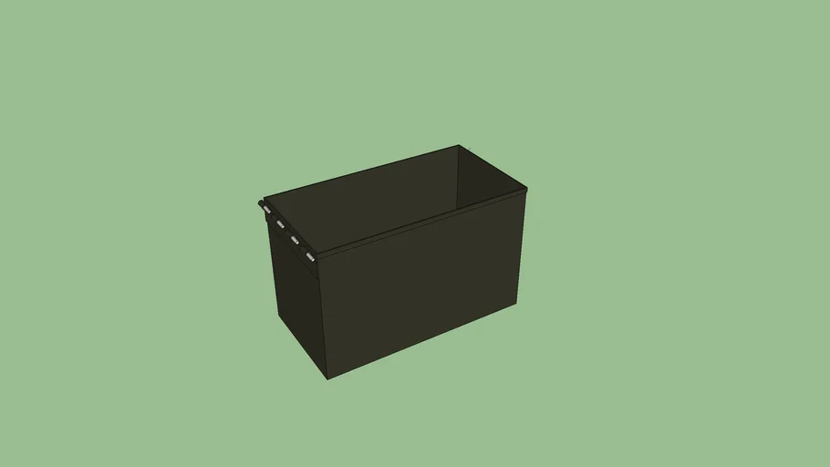 Ammo can with no lid | 3D Warehouse