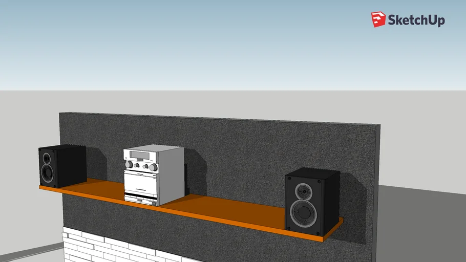 Panasonic CD Stereo System SA-PM20 | 3D Warehouse