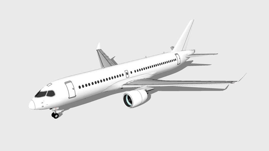 Airbus A220-300 Template | 3D Warehouse
