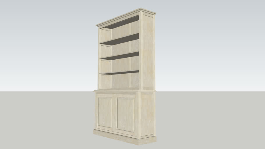 Bookcase Solid.skp | 3D Warehouse
