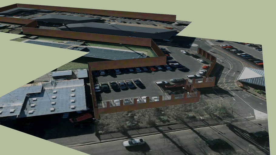 Lodge Road Coleraine - PSNI Station Walls | 3D Warehouse