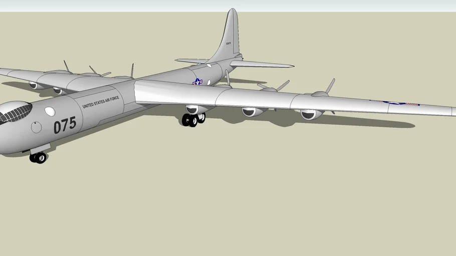 Convair B-36B Peacemaker (US Air Force) | 3D Warehouse