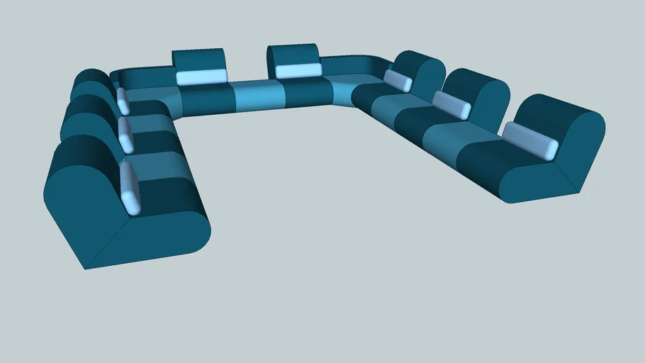 Modern Sectional | 3D Warehouse