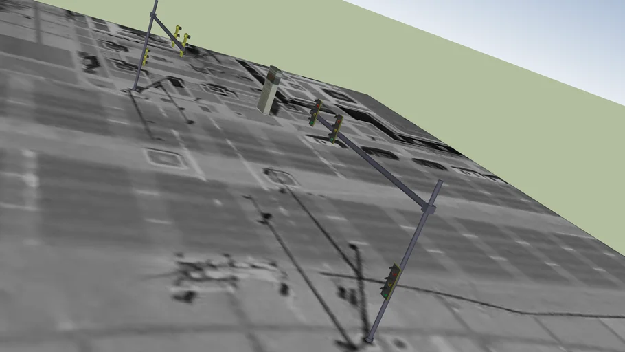 Garvey Center intersection | 3D Warehouse