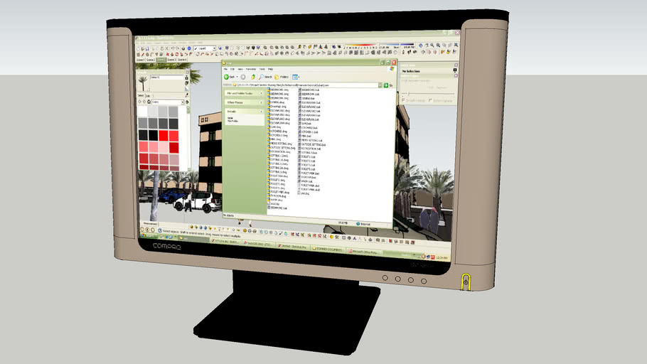 Computer Monitor - COMPAQ | 3D Warehouse