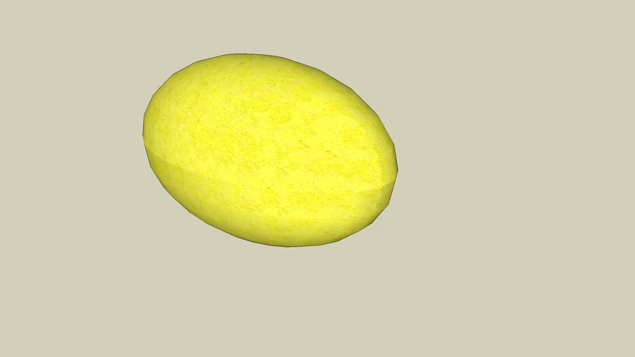 Yellow Egg - Sketchup 6 | 3D Warehouse