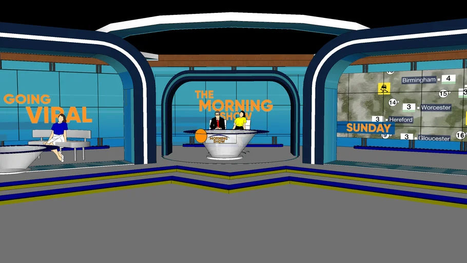 The Morning Show Set V1 | 3D Warehouse
