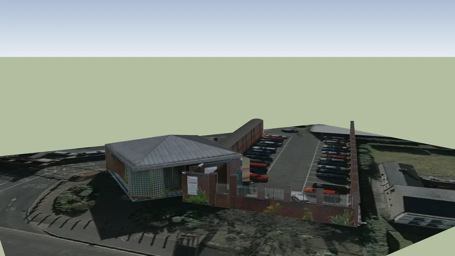 17 Lodge Road, Coleraine - PSNI Station Entrance | 3D Warehouse