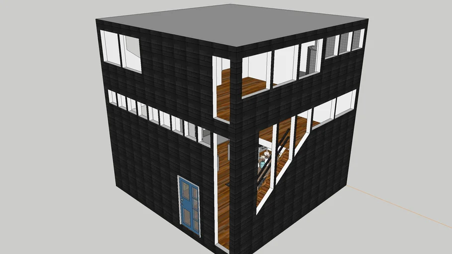 25x25x25 3 Story | 3D Warehouse