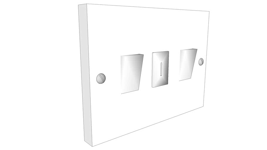 Double Light Switch + Fuse Spur. | 3D Warehouse