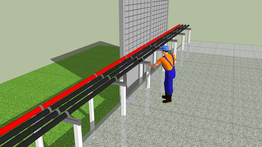 Pipe Service Way | 3D Warehouse