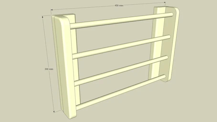 Kitchen Towel Rack | 3D Warehouse