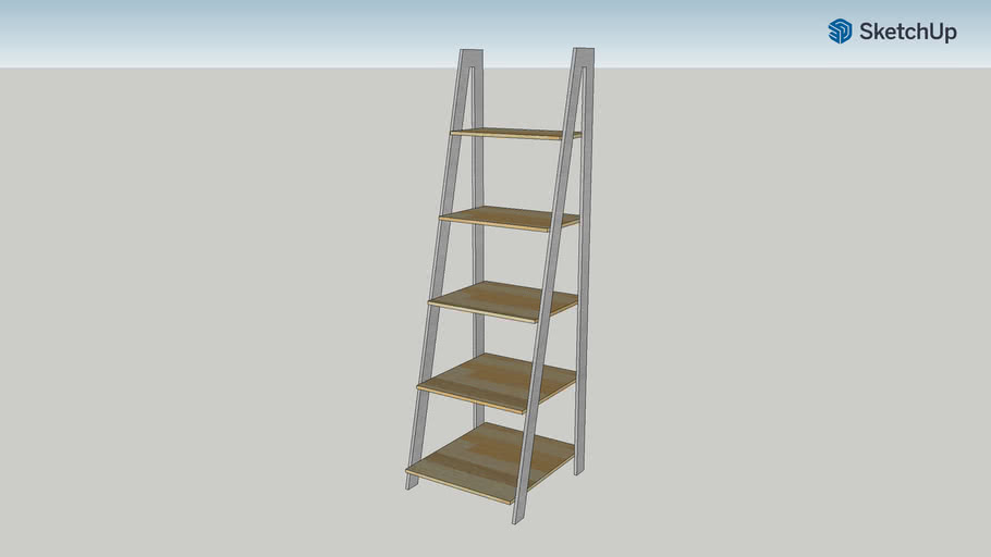 Ladder Shelves | 3D Warehouse