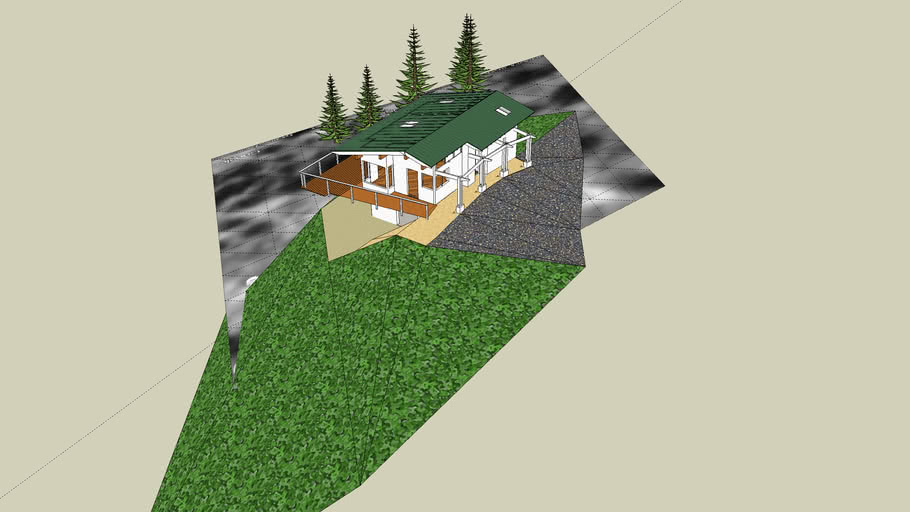 Clement/Suchman cottage plan for Mt Tuam, Saltspring Is. | 3D Warehouse
