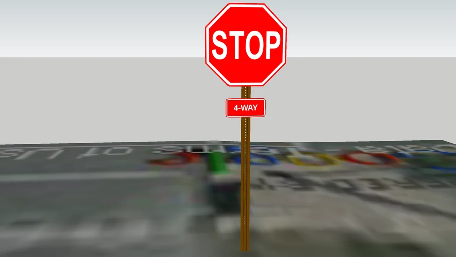 Stop Sign | 3D Warehouse