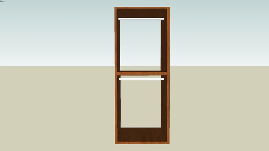 Half & Half Closet Section | 3D Warehouse