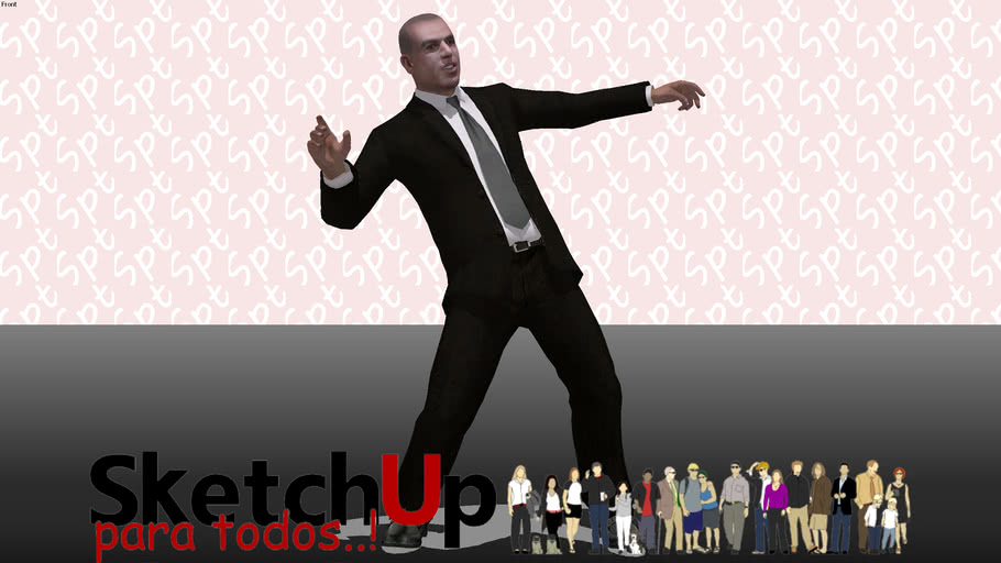 Young man dancing | 3D Warehouse