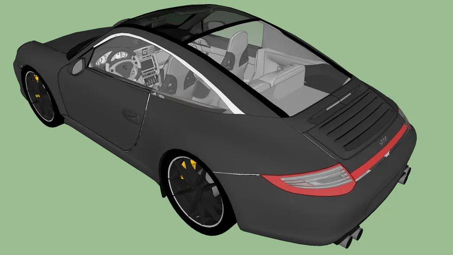 Porsche 911 (997) MKii Targa 4S | 3D Warehouse