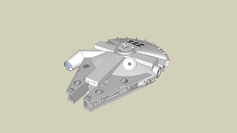 faucon millenium (yt-1300) | 3D Warehouse