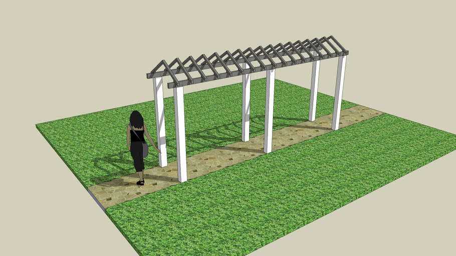 TRELLIS FOR WALKWAY | 3D Warehouse