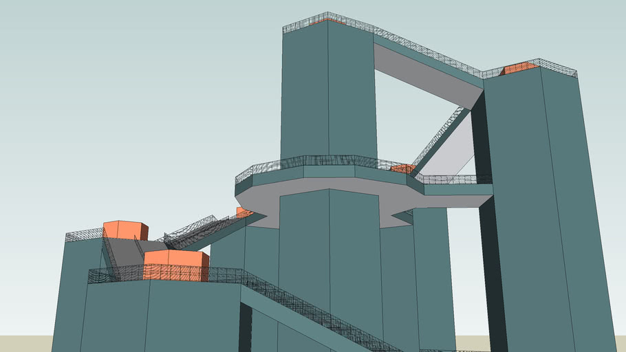 T6 - Hexagonal Tower | 3D Warehouse