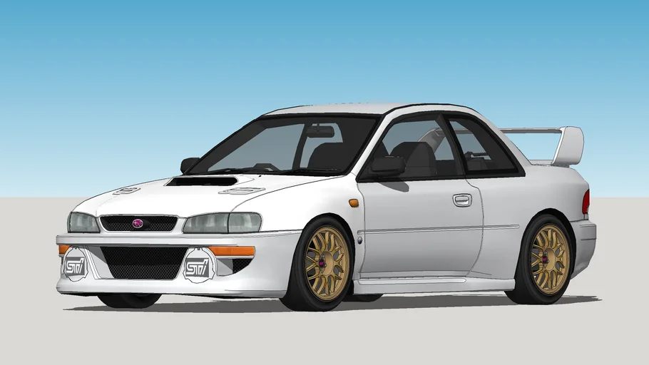 1998 Subaru - Impreza 22B STi | 3D Warehouse