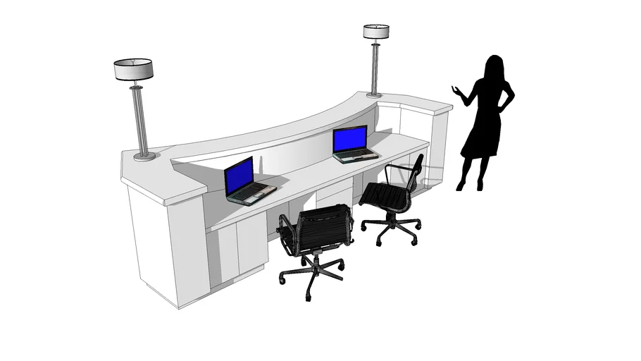 Reception desk | 3D Warehouse