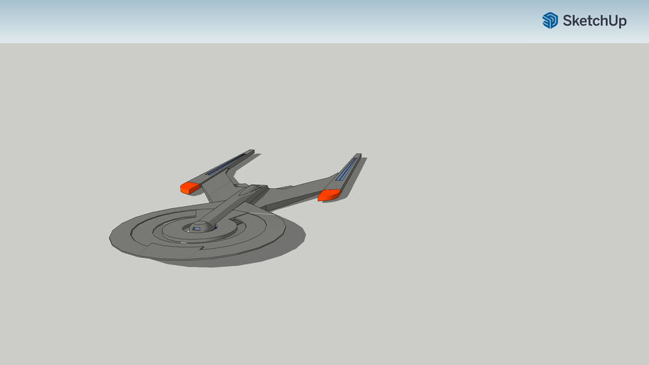 Uss Horizon (Crossfield Class Starship Redesign) | 3D Warehouse