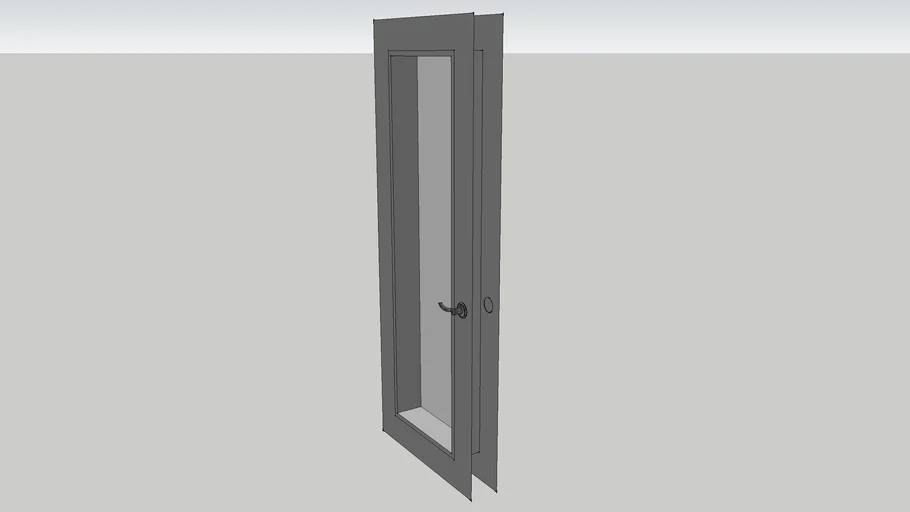 Single French Door | 3D Warehouse