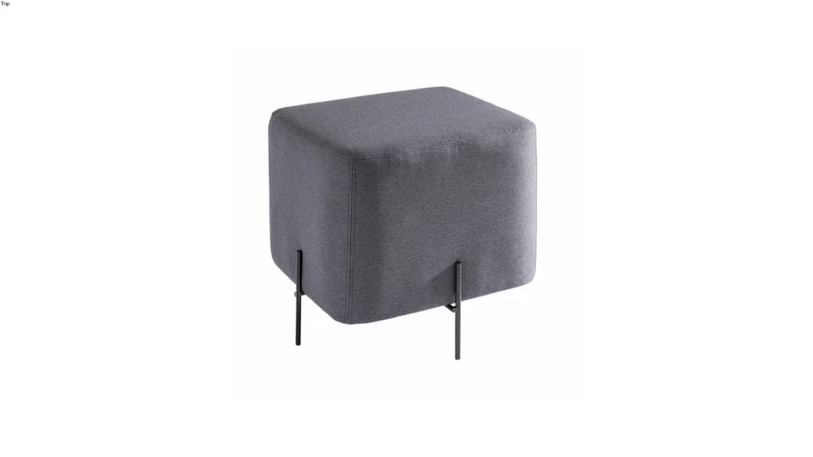 Puff Golden quadrado (0,48Lx0,45Ax0,48P) | 3D Warehouse