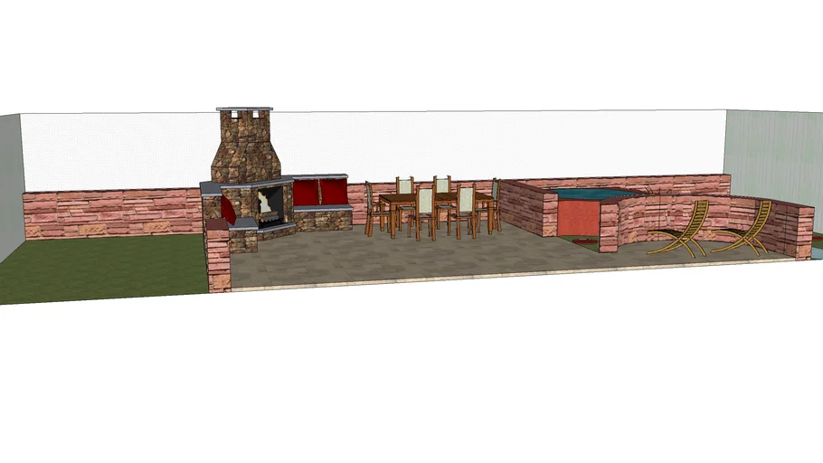 Backyard Plan | 3D Warehouse