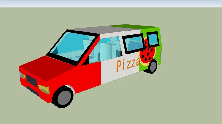 Pizza Delivery Van | 3D Warehouse