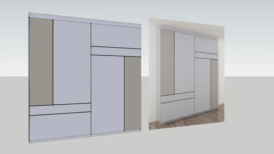 Wardrobe 066 | 3D Warehouse