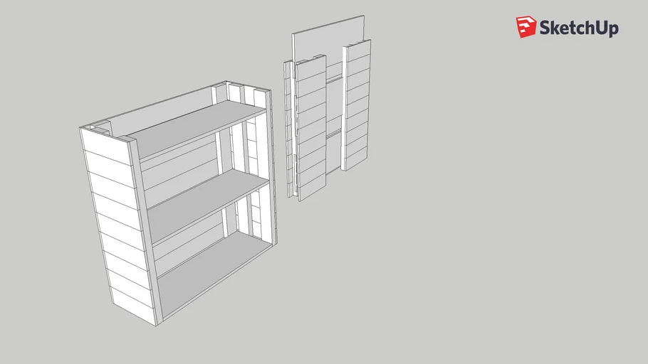 fold up cashier table | 3D Warehouse