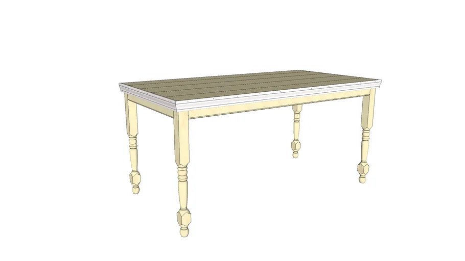 Wood Table-1 | 3D Warehouse