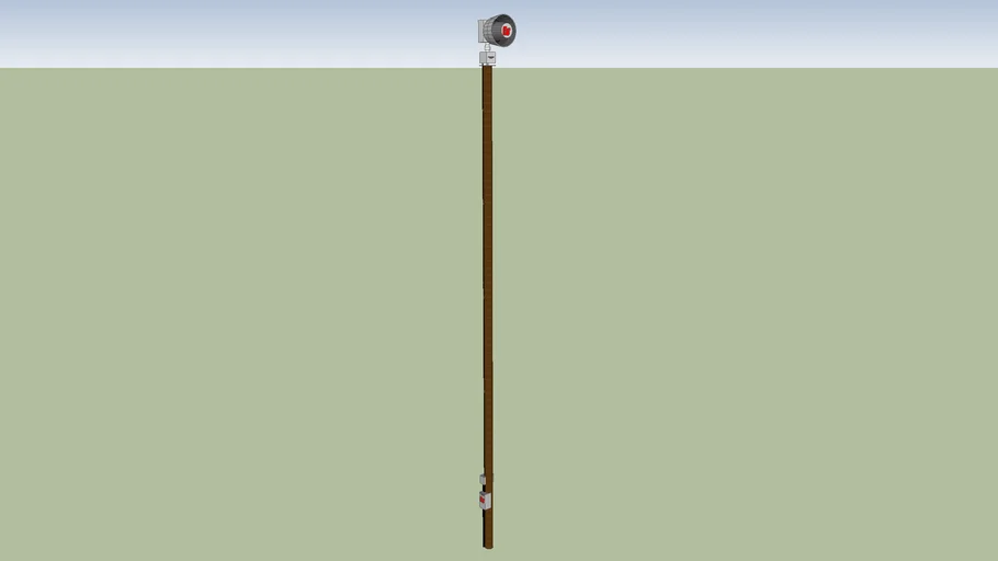 Federal Signal 2001-130 with Pole | 3D Warehouse