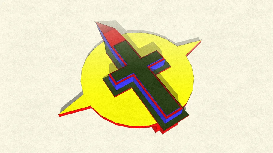 'His Way' Compass Rose | 3D Warehouse